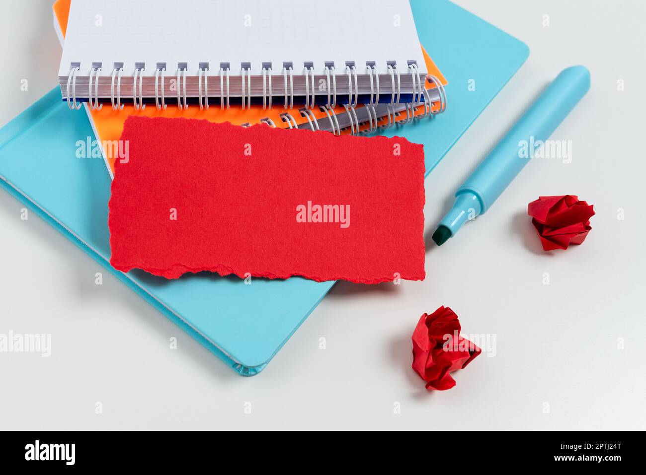 Multiple Assorted Collection Office Stationery Photo Placed Over Table ...