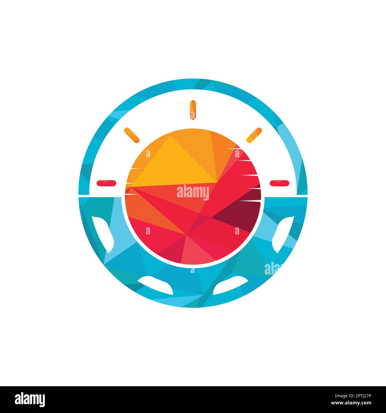 Sun gear vector logo design. Solar panel technology logo concept Stock ...