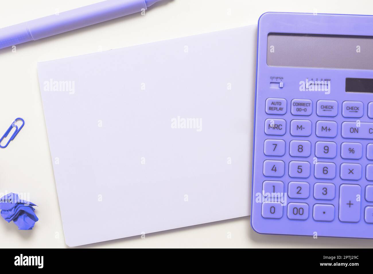 Multiple Assorted Collection Office Stationery Photo Placed Over Table ...