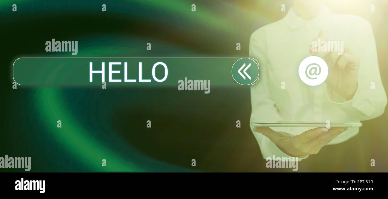 Handwriting text Hello, Business approach alteration of hallo which was ...