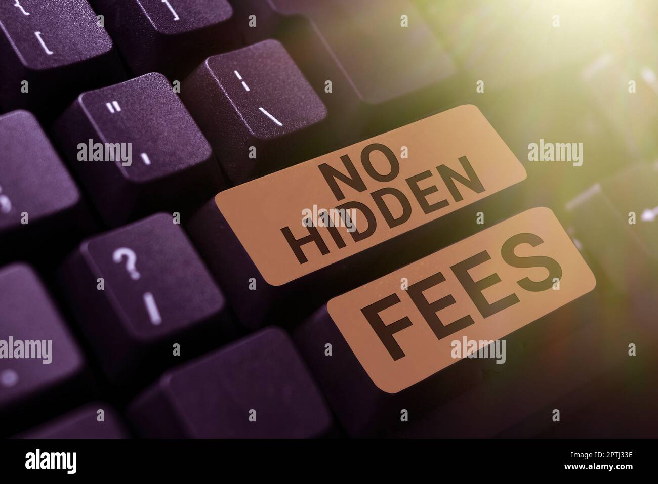 Hand writing sign No Hidden Fees, Business showcase without or zero ...