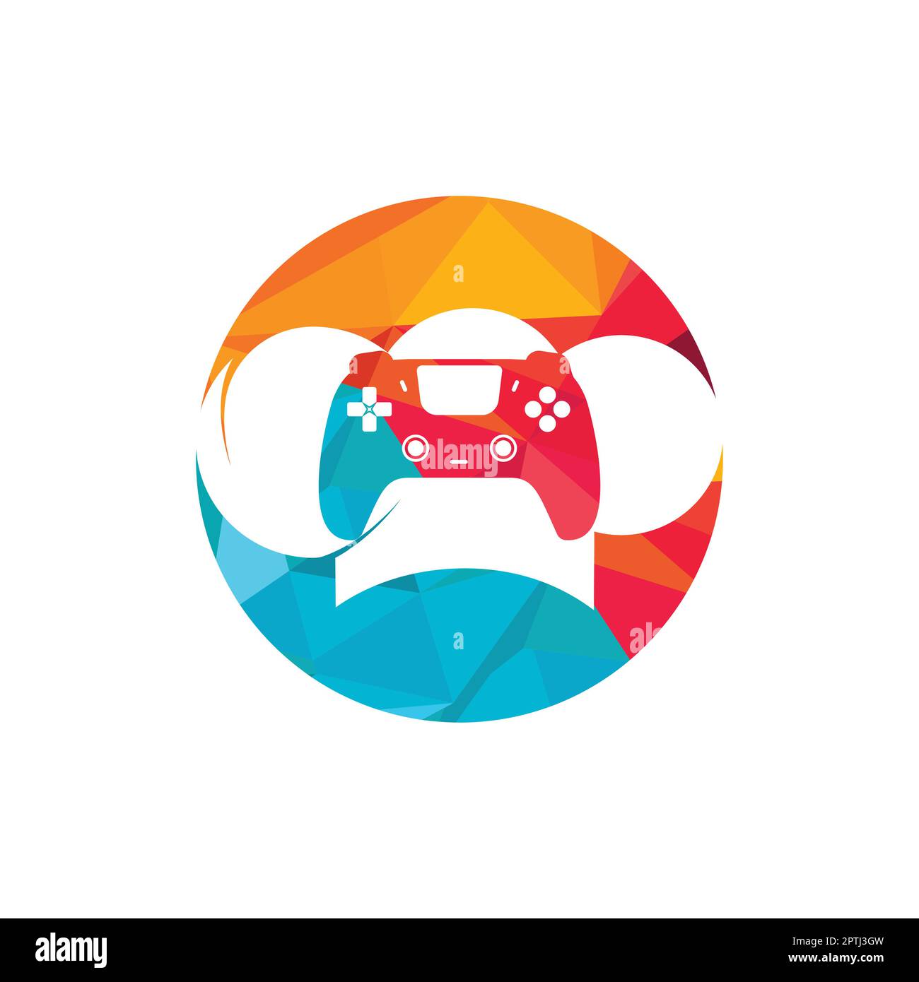 Gamer cafe vector logo design template. Chef hat with game console logo ...