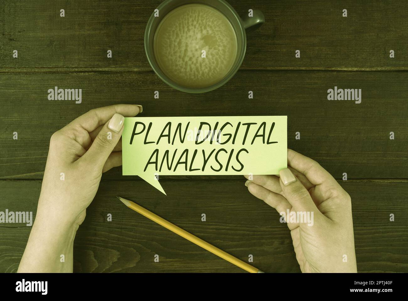 Handwriting text Plan Digital Analysis, Word for sales data and ...