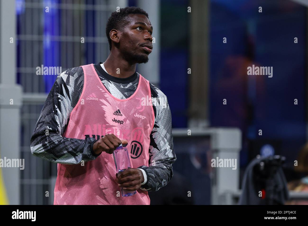 Paul Pogba of Juventus FC looks on during Coppa Italia 2022/23 Semi ...