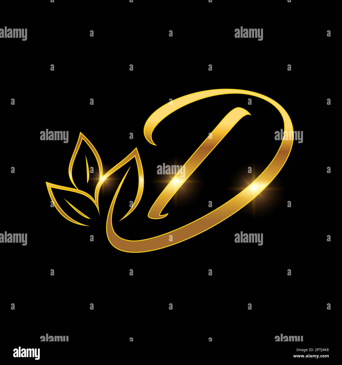 Letter d leaf hi-res stock photography and images - Alamy