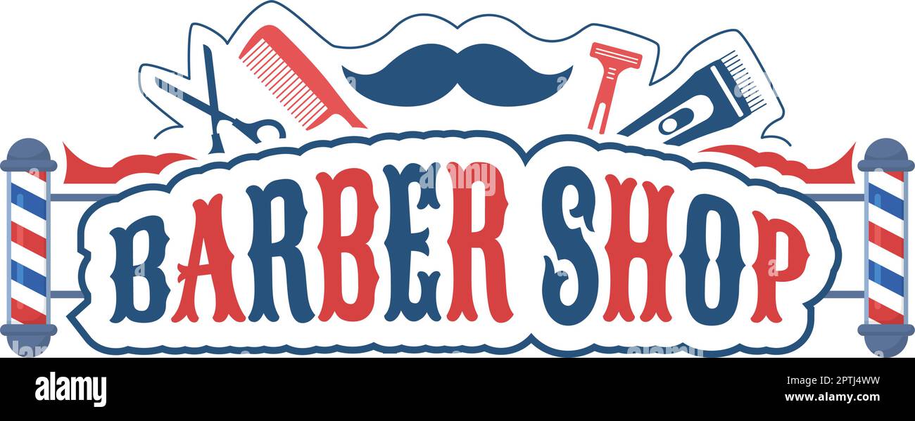 Barber Shop for Male or Female Clients Haircut with Mirrors, Desk and ...