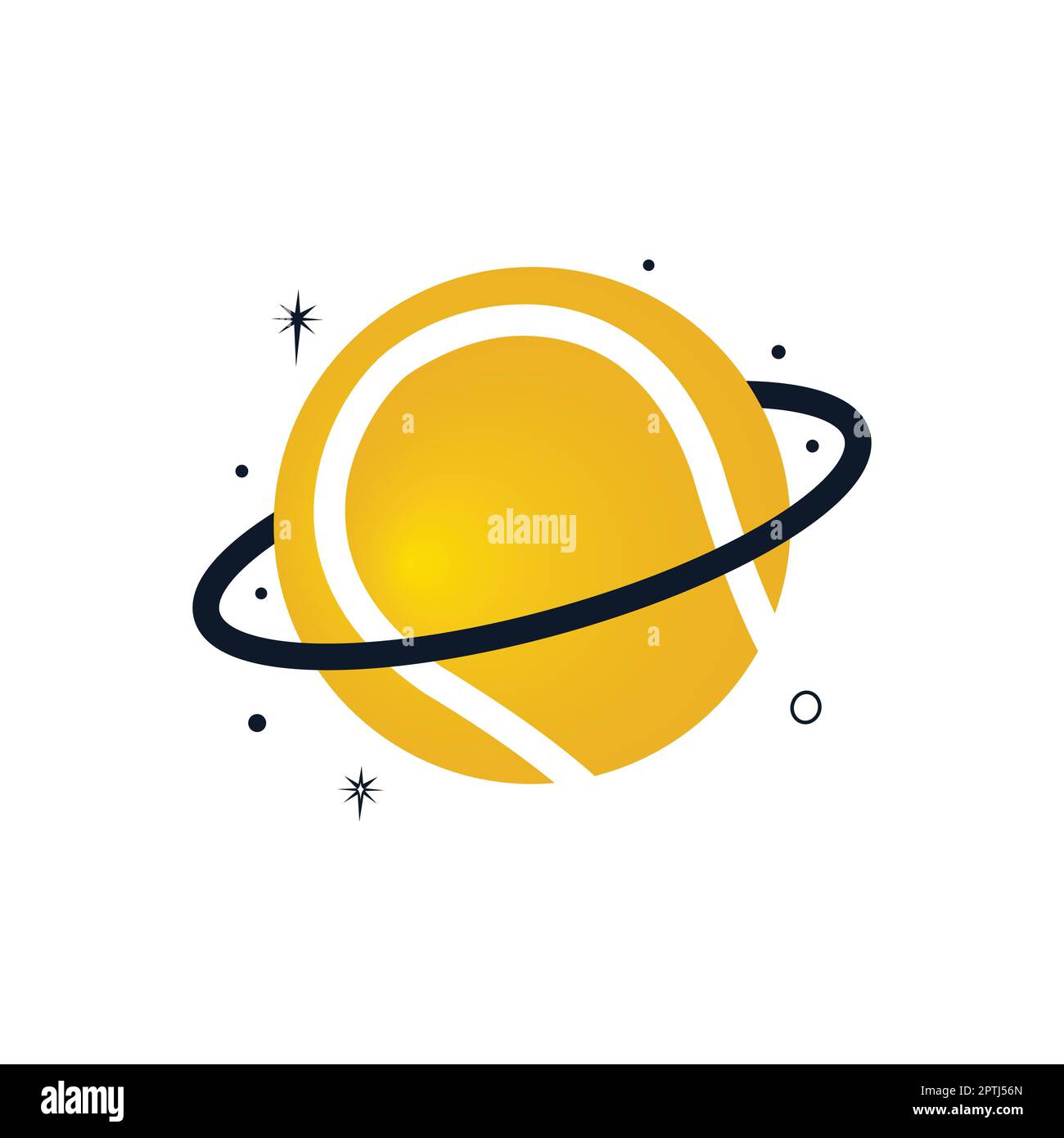 Tennis planet vector logo design. Unique tennis logotype design ...