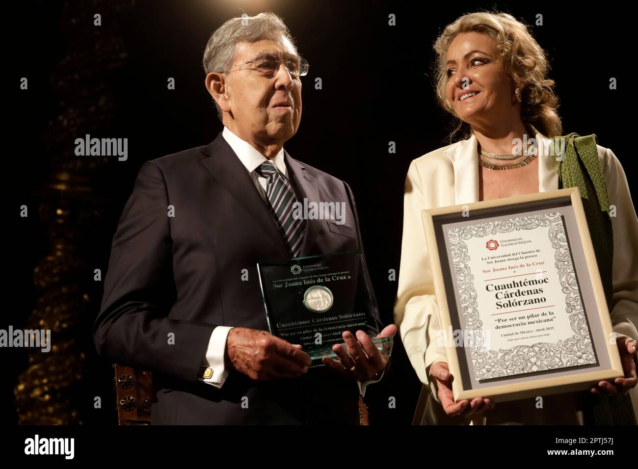 Mexico City, Mexico. 27th Apr, 2023. The rector of the University of ...