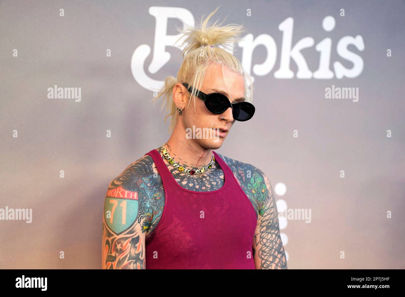 Colson Baker, known professionally as Machine Gun Kelly, attends ...
