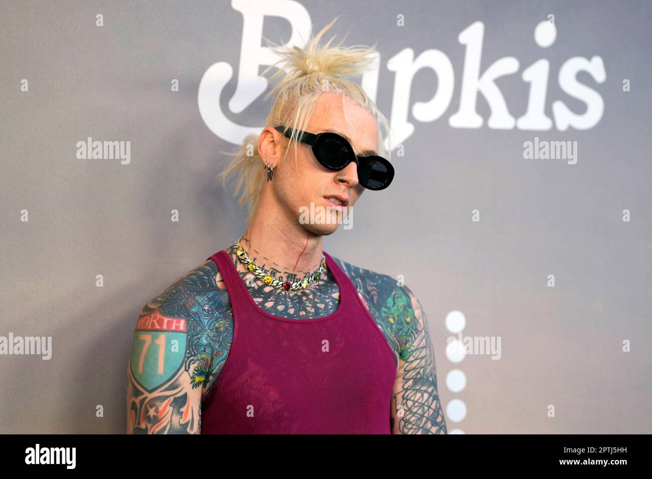 Colson Baker, known professionally as Machine Gun Kelly, attends ...