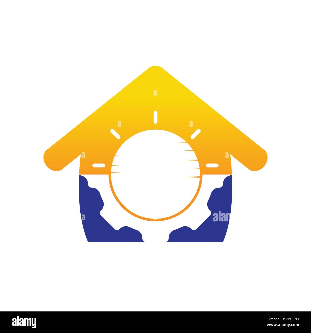 Sun gear vector logo design. Solar panel technology logo concept Stock ...