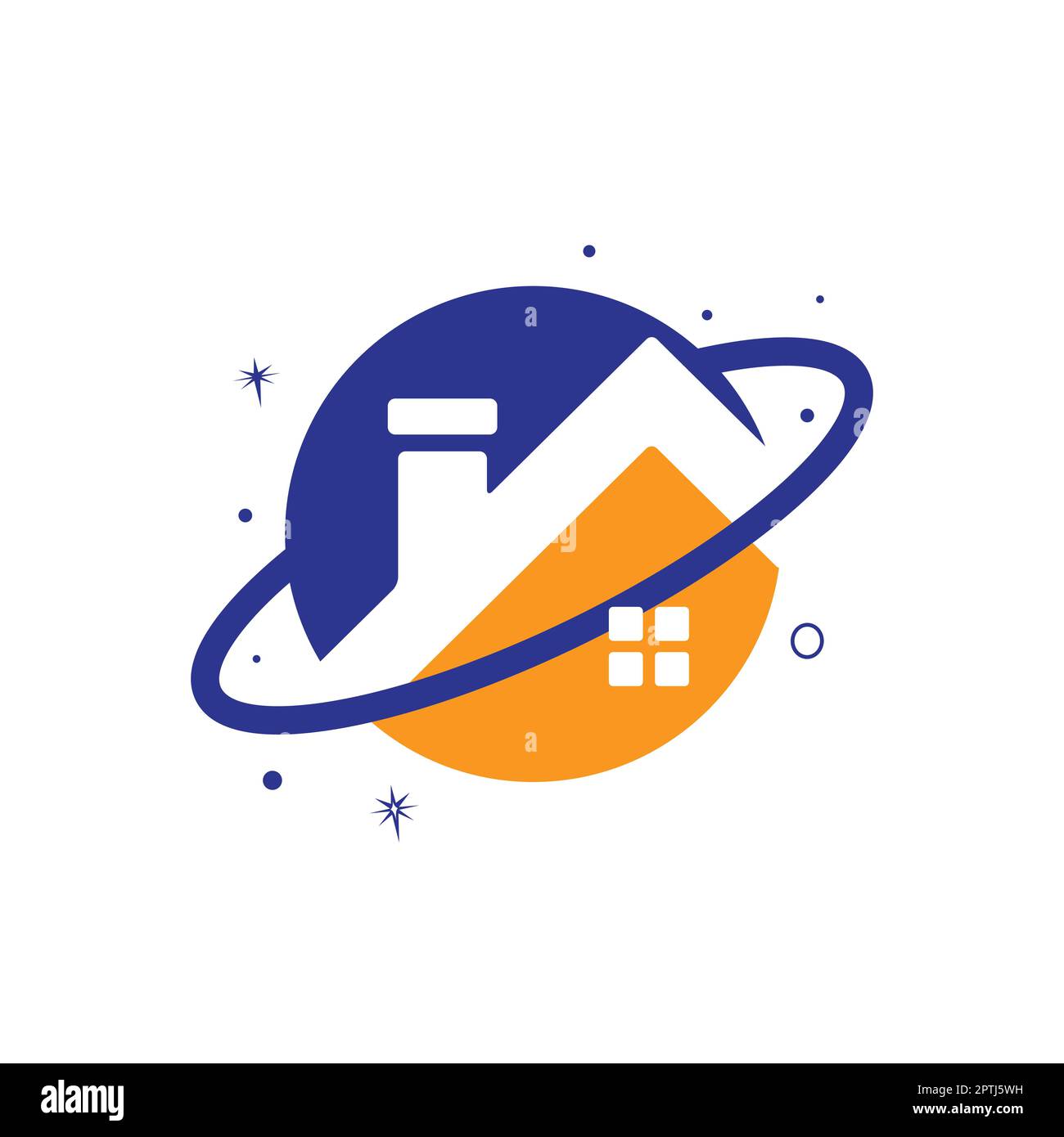 Home planet vector logo design template Stock Vector Image & Art - Alamy