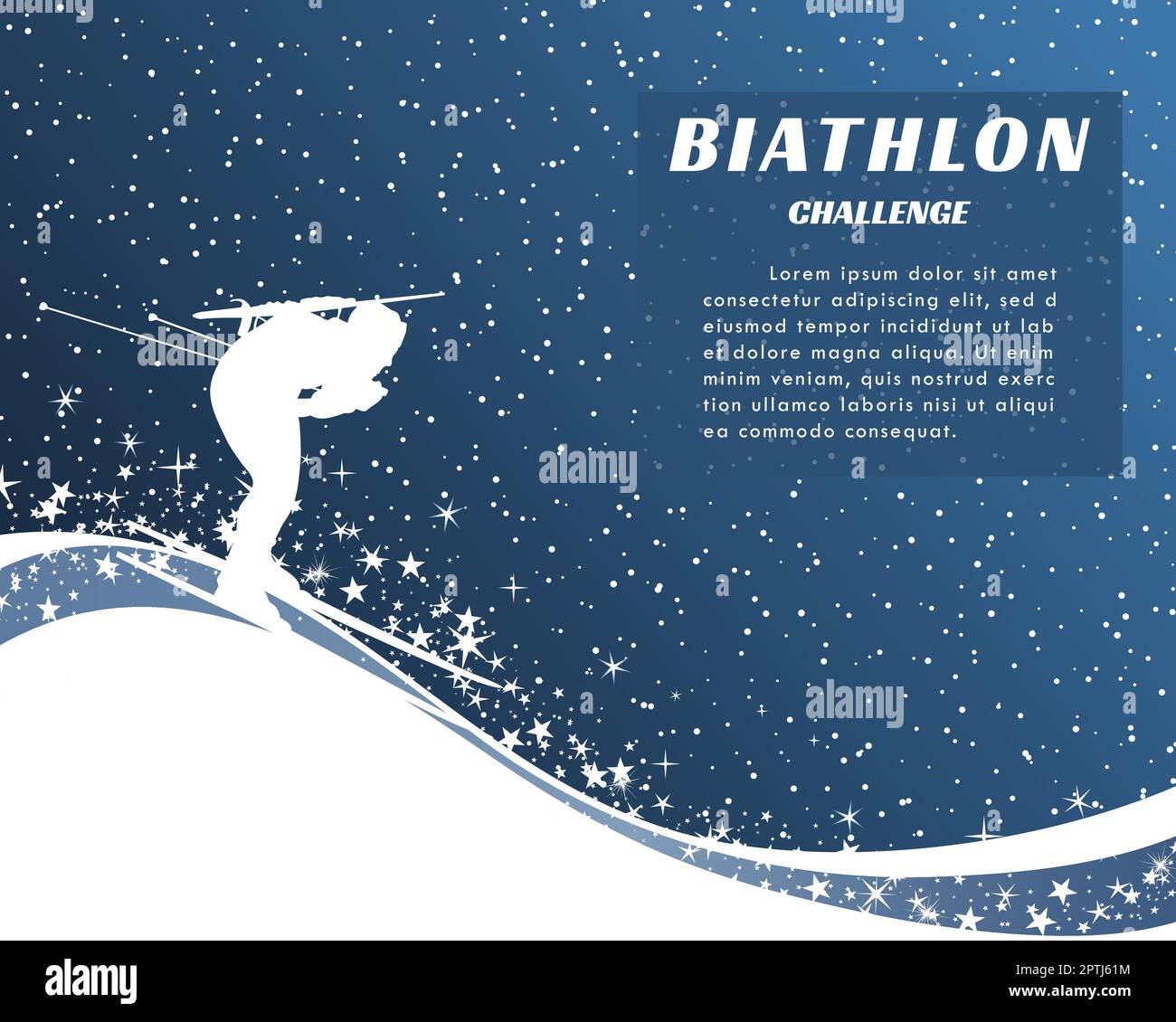 Biathlon person Stock Vector Images - Alamy