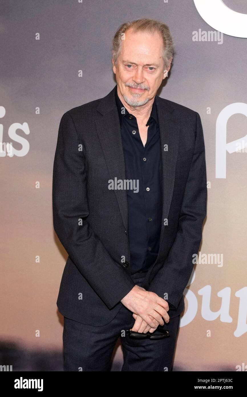 Steve Buscemi attends Peacock's "Bupkis" premiere at the Apollo Theater ...