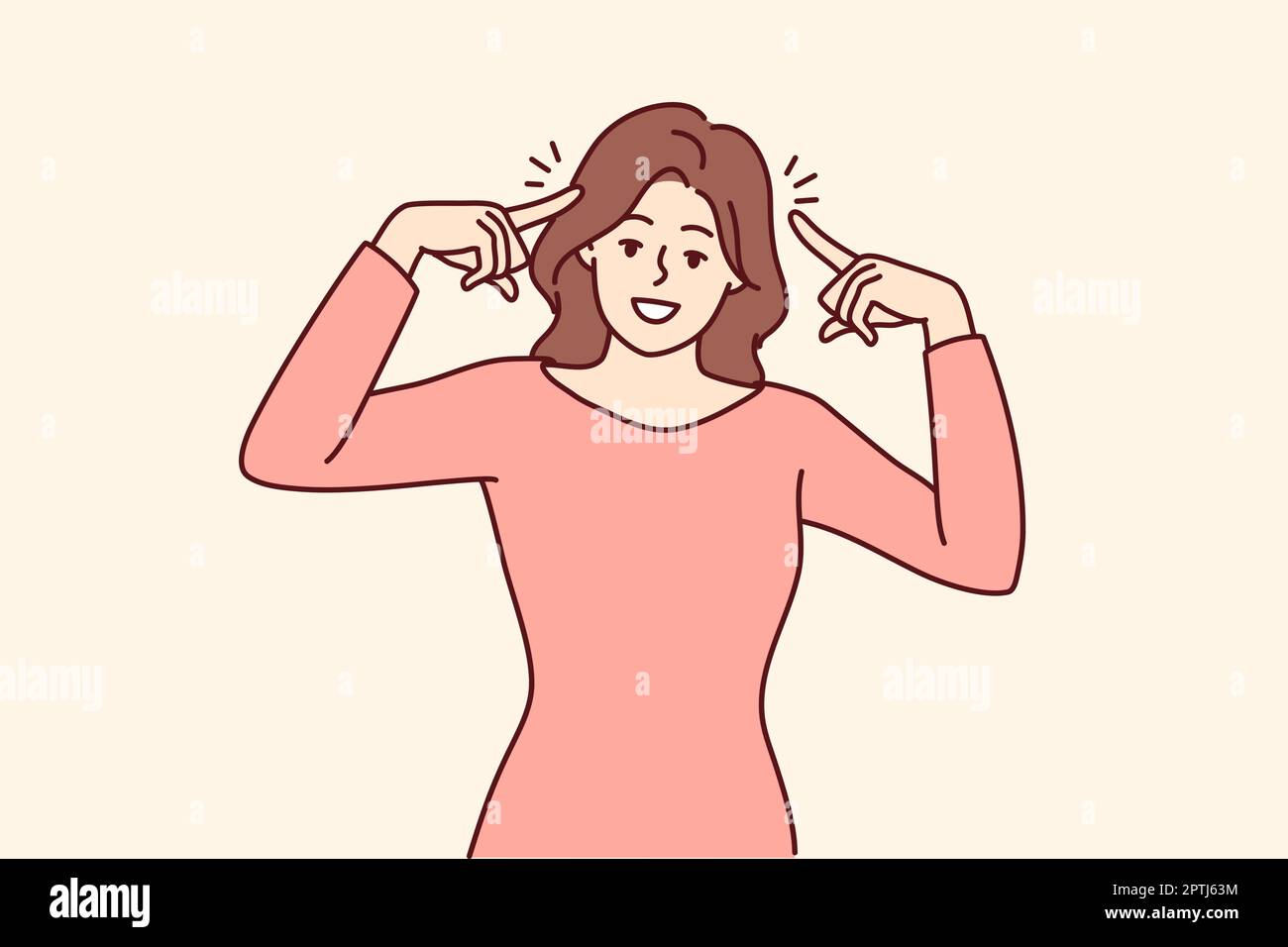 Happy secure smiling happy Stock Vector Images - Alamy