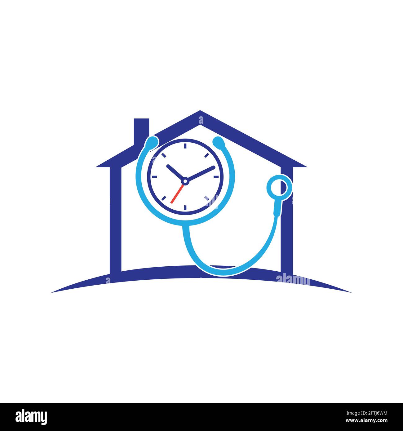 Medical time vector logo design template. Health and medical or ...