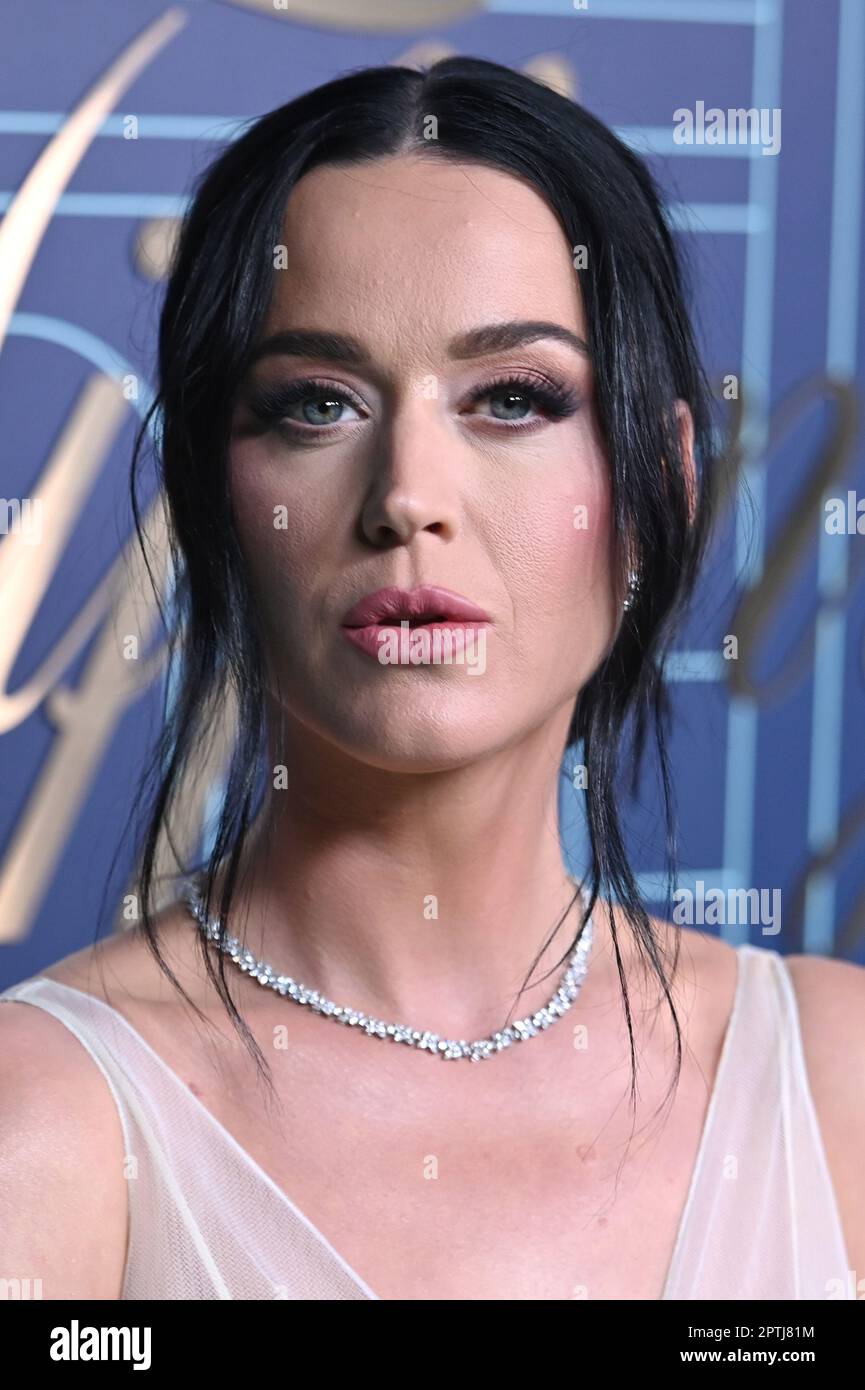 New York, USA. 27th Apr, 2023. Singer Katy Perry walks the carpet as ...