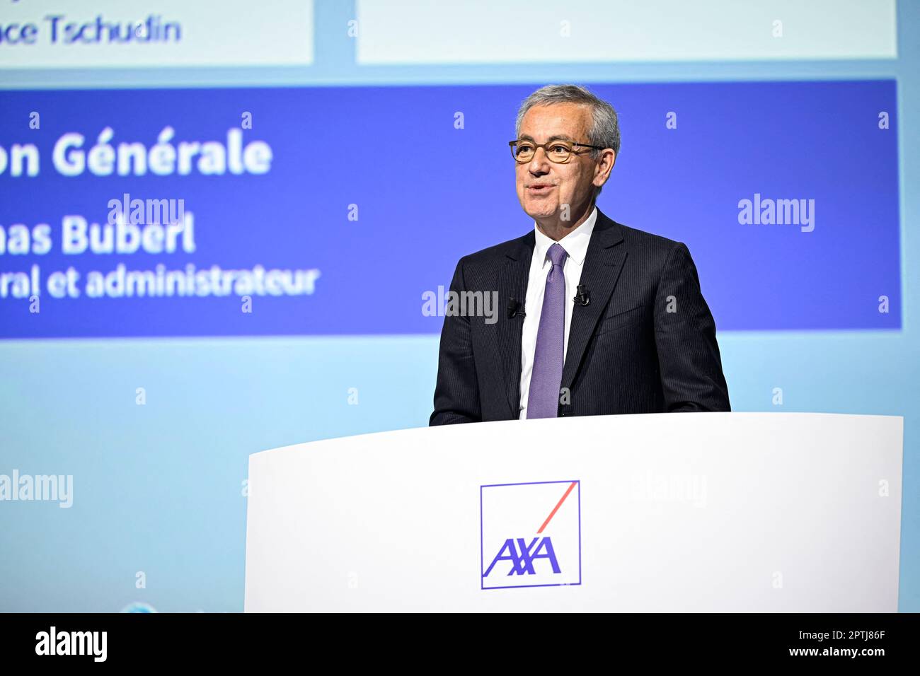 Paris, France. 27th Apr, 2023. Jean-Pierre Clamadieu during the general ...