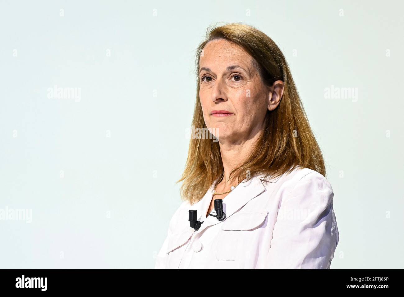 Paris, France. 27th Apr, 2023. Benedicte Vignon during the general ...