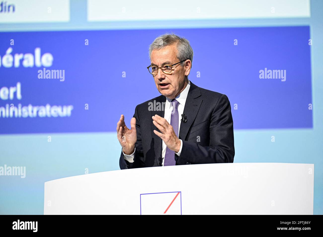 Paris, France. 27th Apr, 2023. Jean-Pierre Clamadieu during the general ...