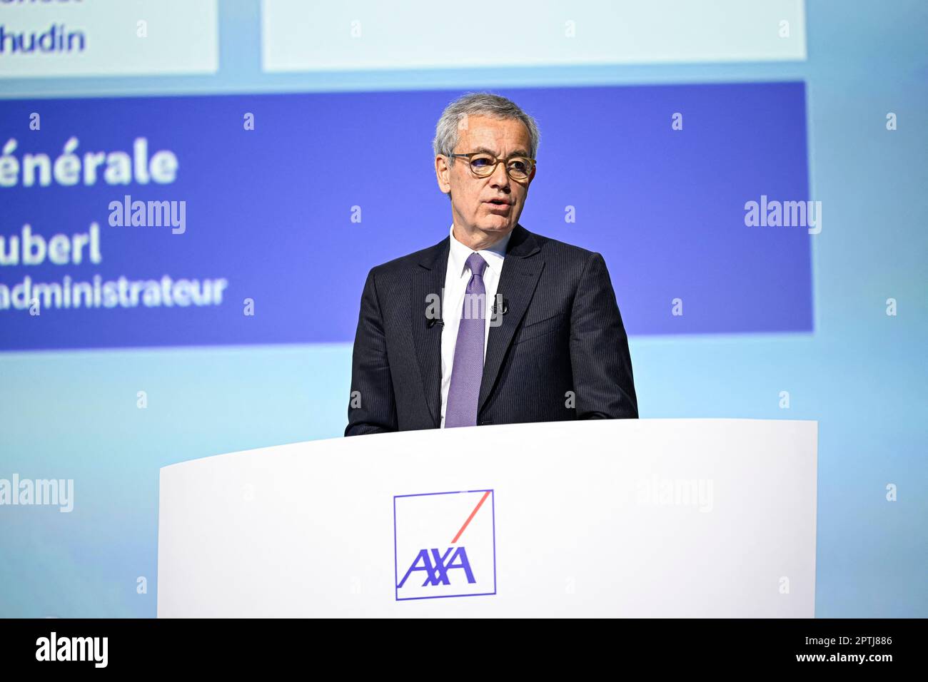 Paris, France. 27th Apr, 2023. Jean-Pierre Clamadieu during the general ...