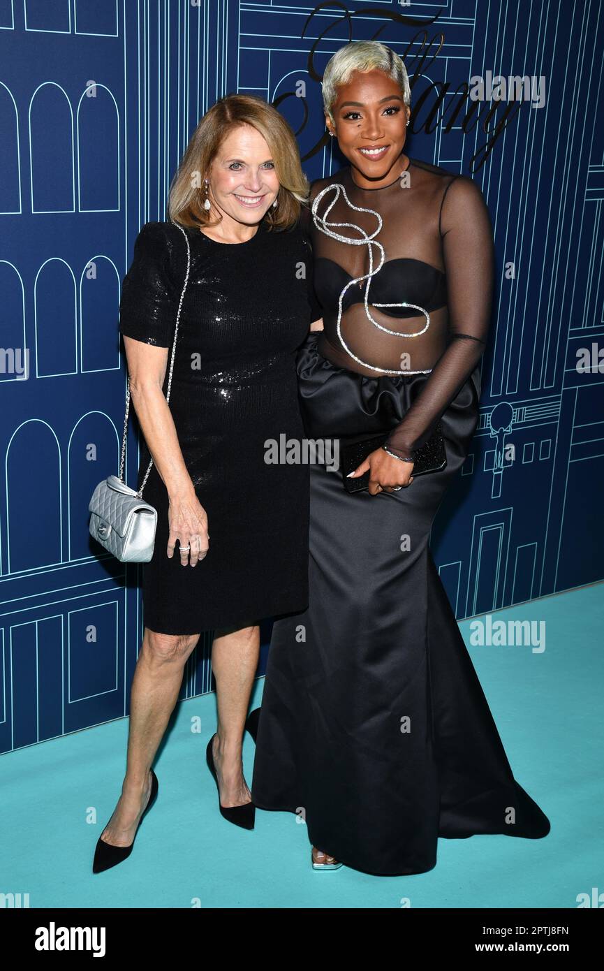 New York, USA. 27th Apr, 2023. Katie Couric (l) and Tiffany Haddish ...