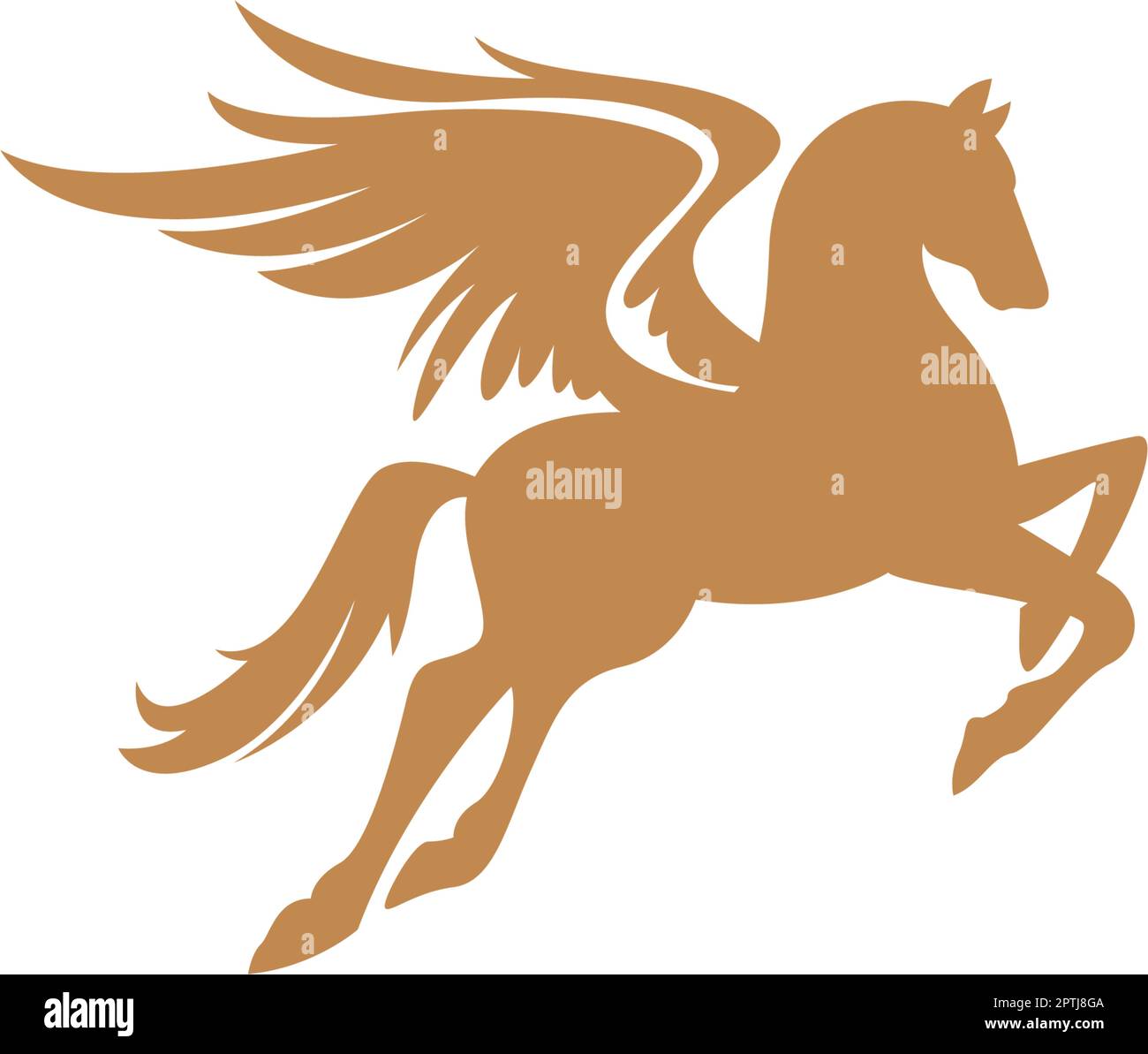 Pegasus logo icon design illustration Stock Vector Image & Art - Alamy