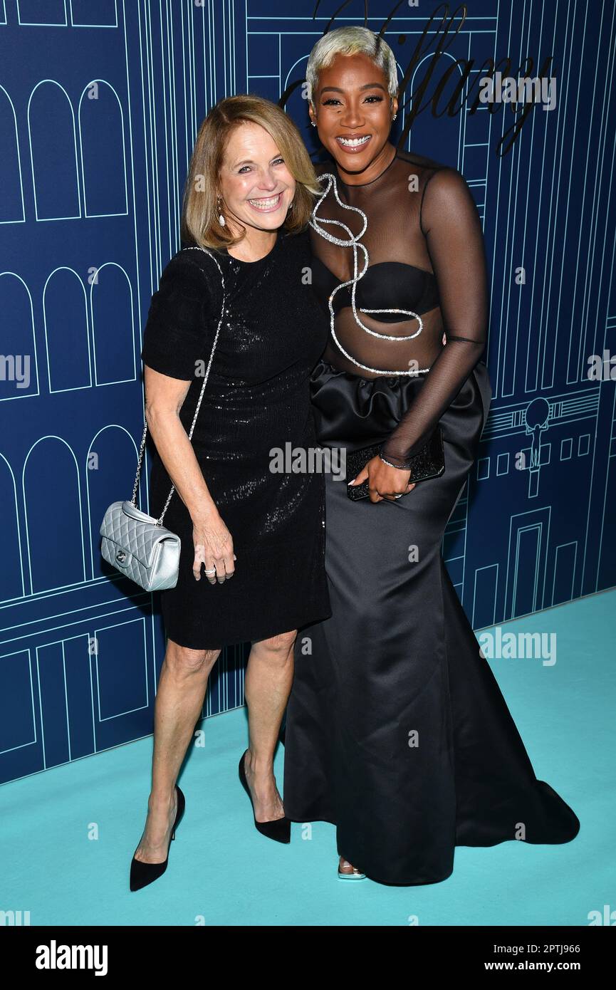 New York, USA. 27th Apr, 2023. Katie Couric (l) and Tiffany Haddish ...