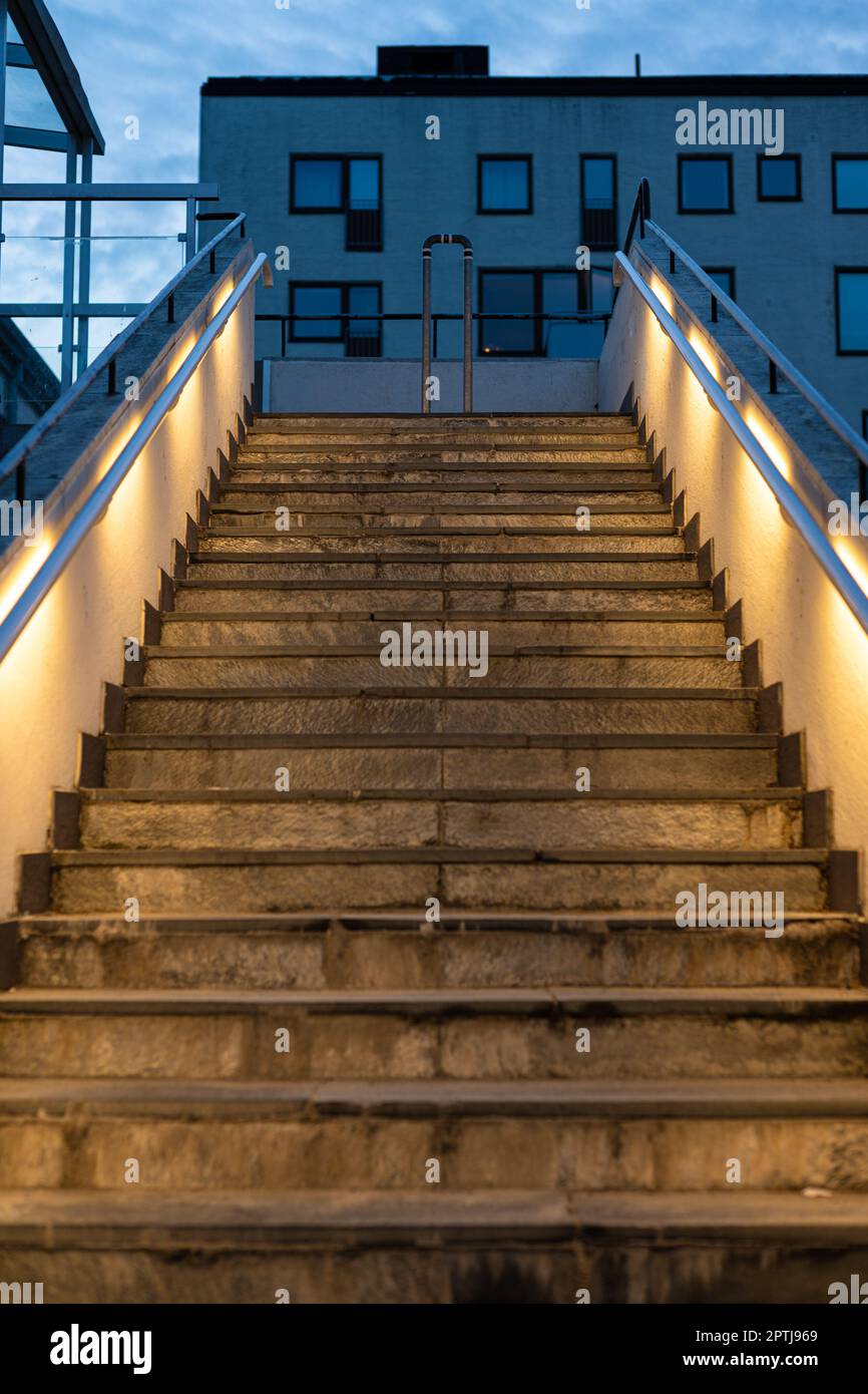 Empty stairs house night hi-res stock photography and images - Alamy