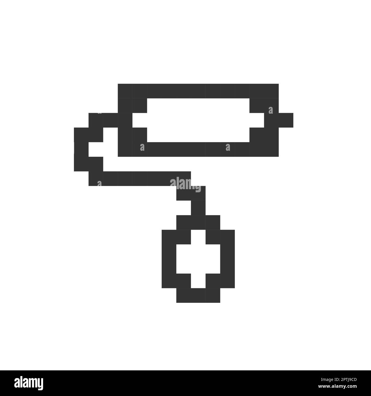 House icon 8 bit Black and White Stock Photos & Images - Alamy