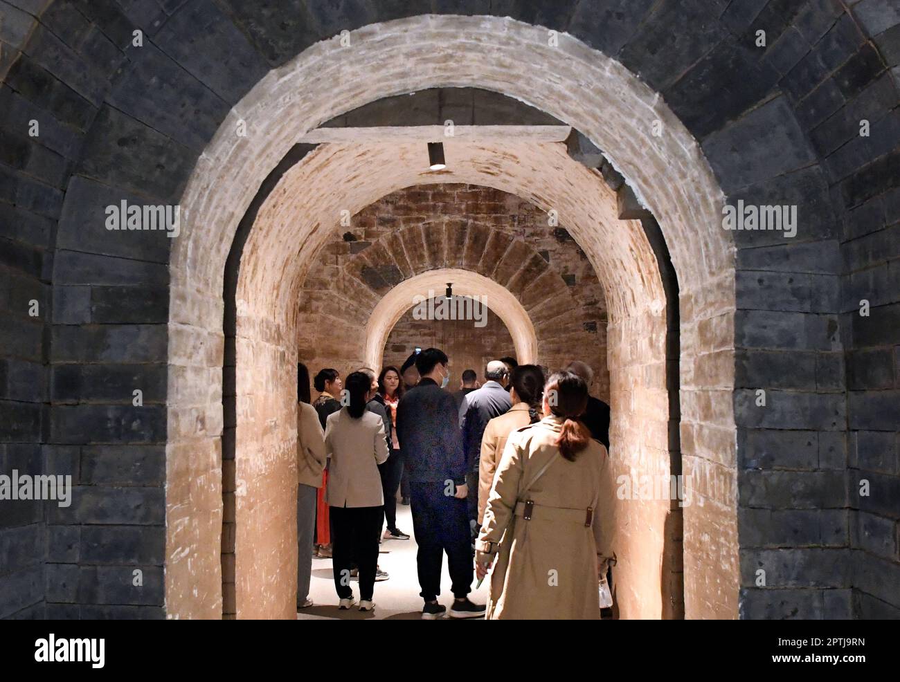 Anyang, China's Henan Province. 27th Apr, 2023. People visit the Cao ...