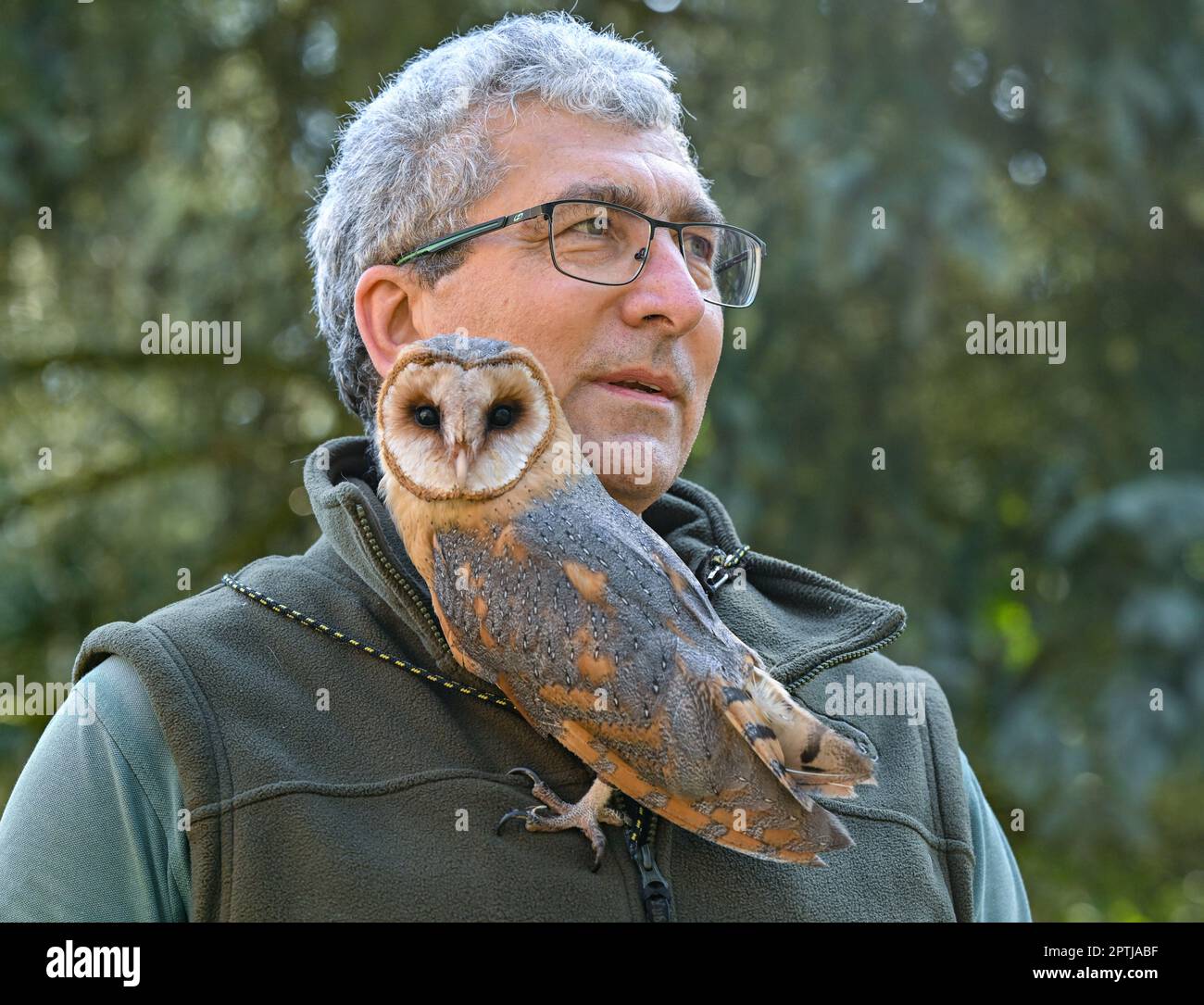 Reddern, Germany. 21st Apr, 2023. Forester Gernod Heindel from the ...