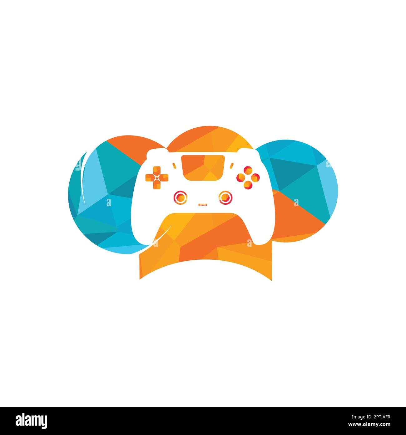 Gamer cafe vector logo design template. Chef hat with game console logo ...