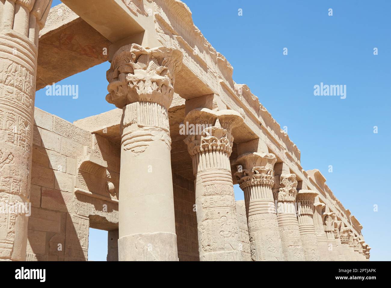The Stunning Island Temple of Philae in Aswan, Egypt Stock Photo - Alamy