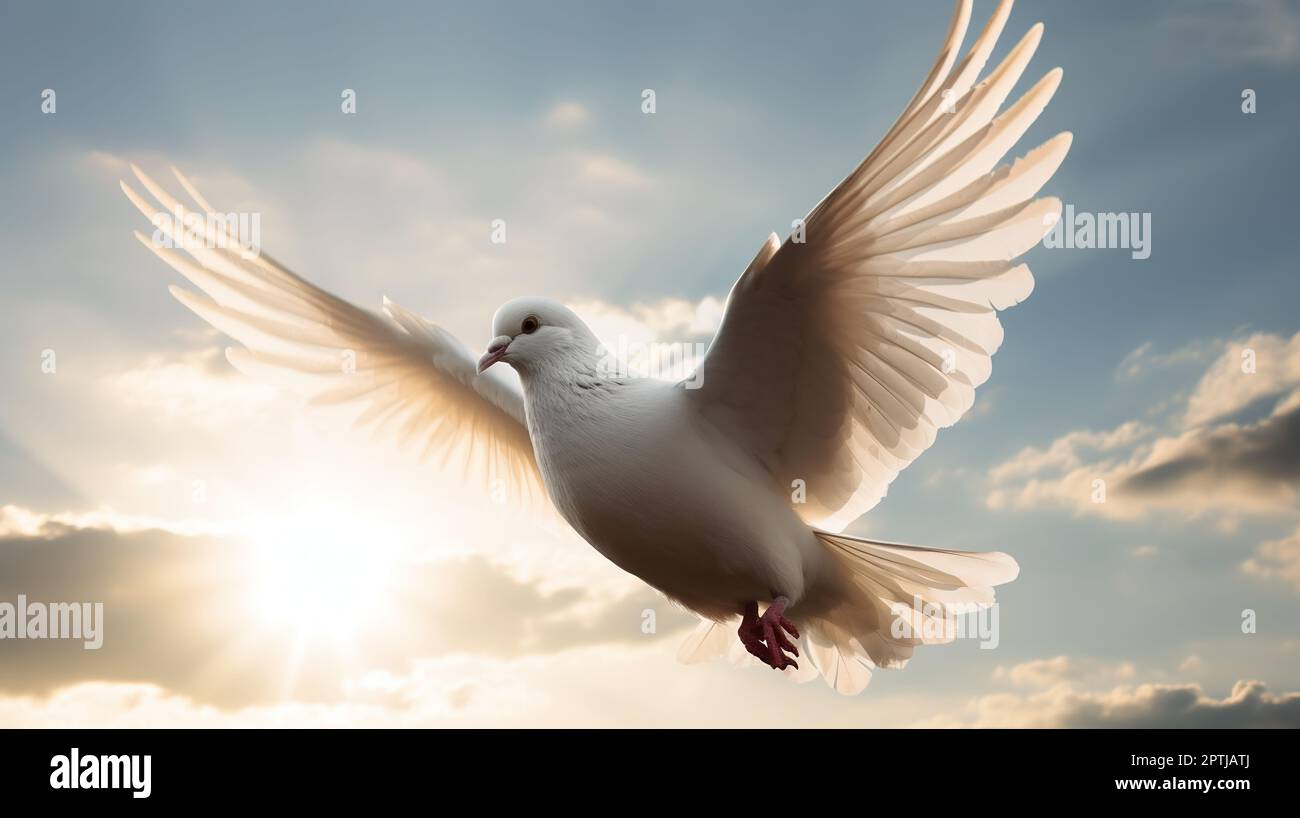 Poster with the dove of peace symbol hi-res stock photography and ...