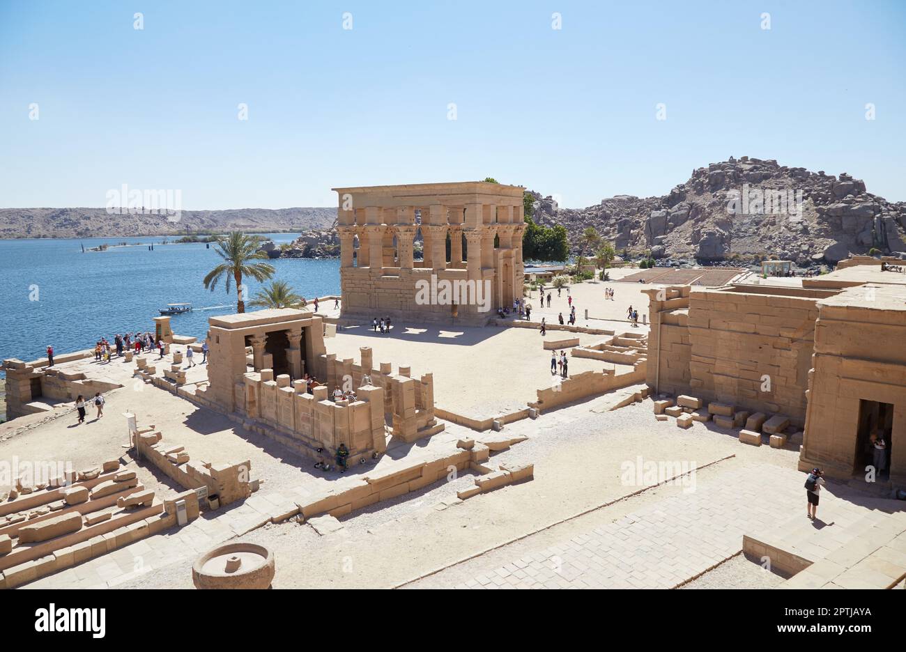 The Stunning Island Temple of Philae in Aswan, Egypt Stock Photo - Alamy