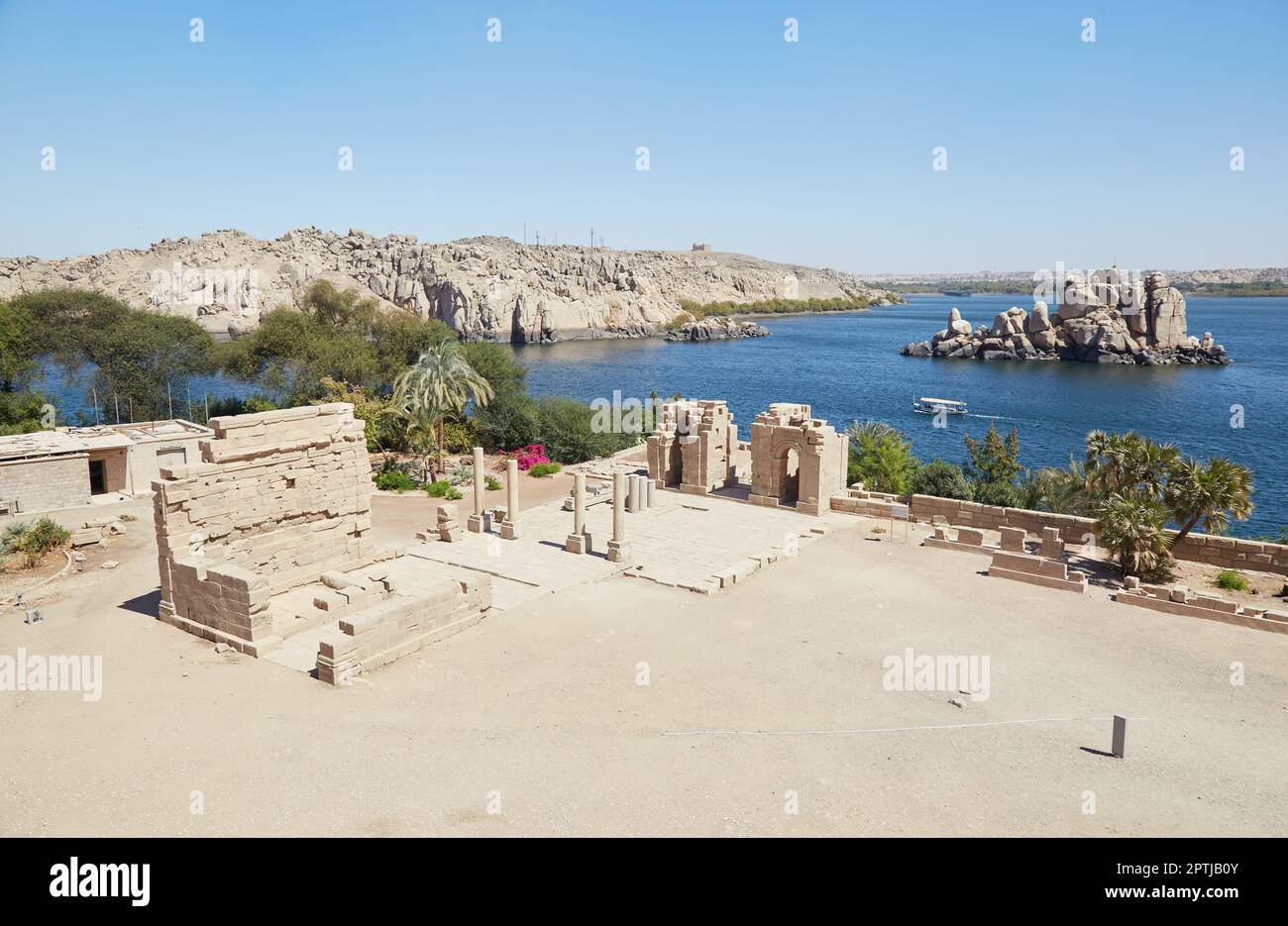 The Stunning Island Temple of Philae in Aswan, Egypt Stock Photo - Alamy