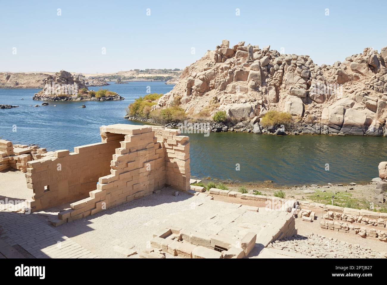 The Stunning Island Temple of Philae in Aswan, Egypt Stock Photo - Alamy