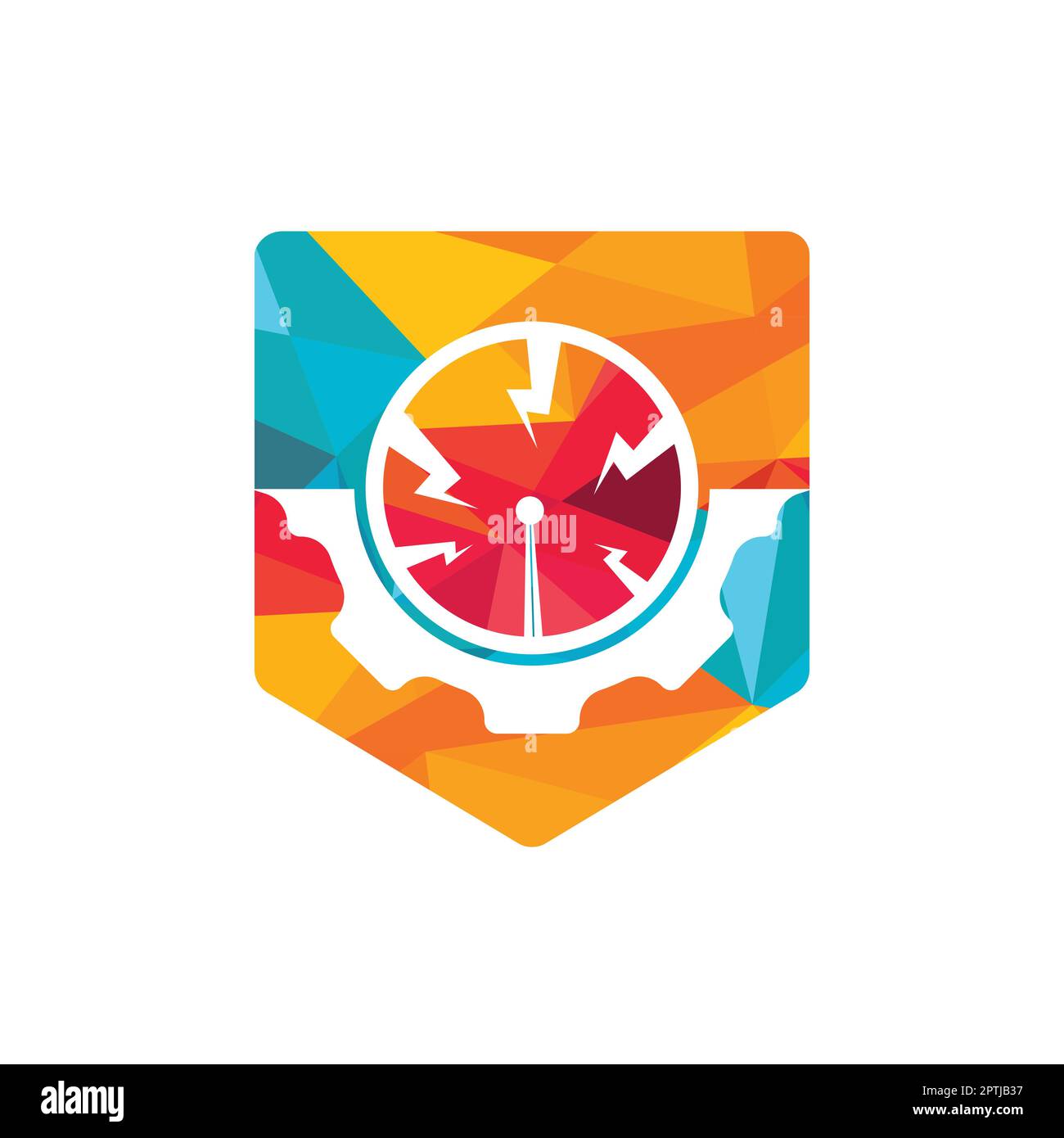 Gear tech vector logo design template Stock Vector Image & Art - Alamy