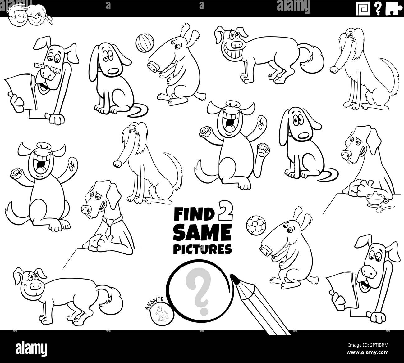 Puzzle game children read Stock Vector Images - Alamy