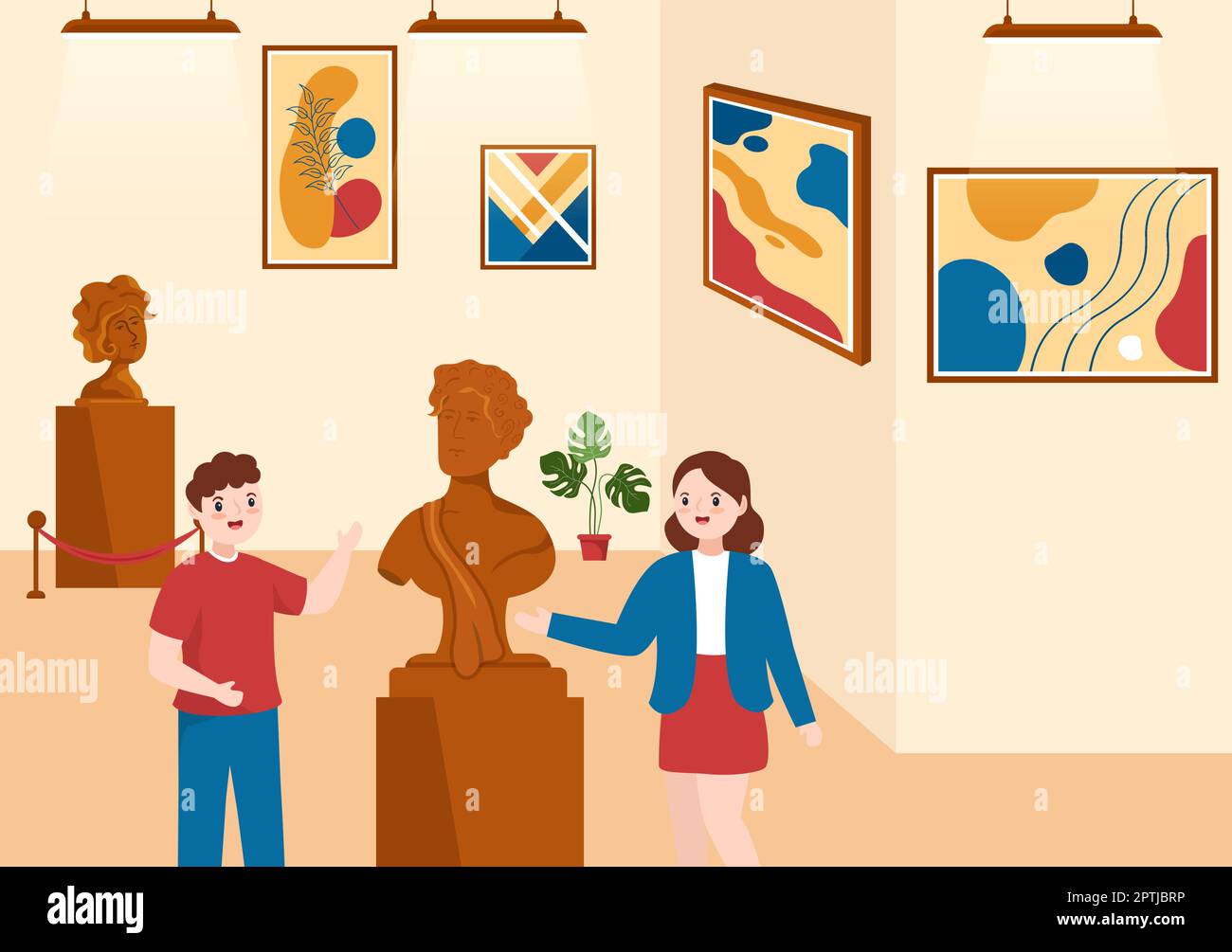 Contemporary Art Abstract Sculptures of Performance Standing in ...