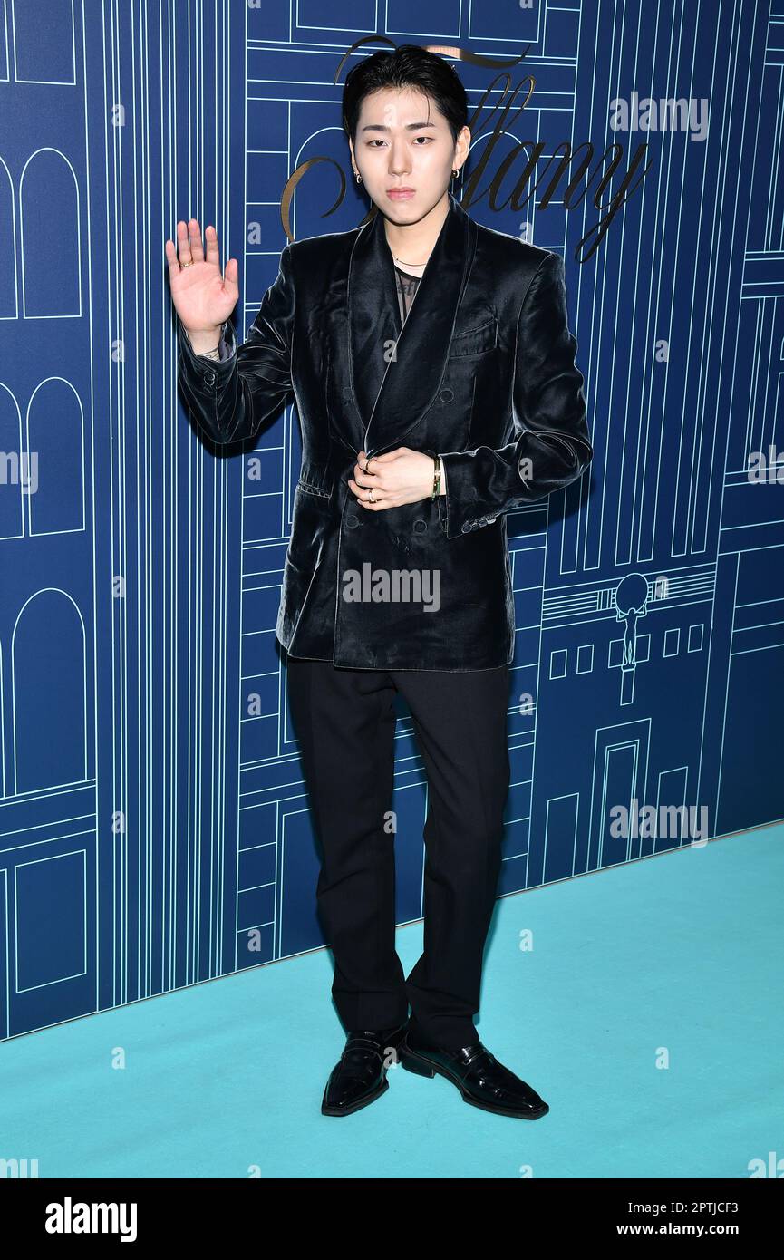 New York, USA. 27th Apr, 2023. Jackson Yee walks the carpet as Tiffany ...