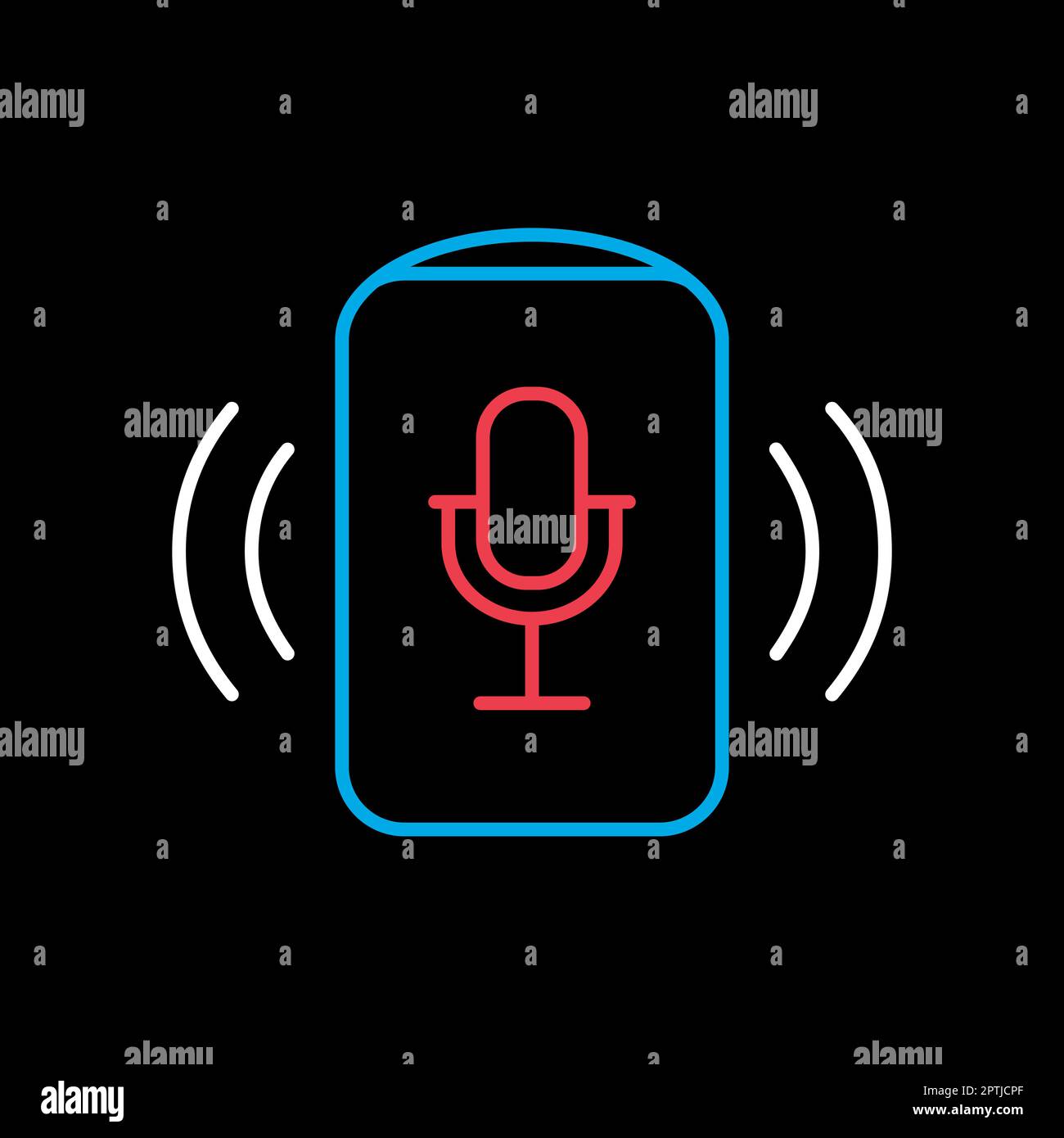 Communication voice connected Stock Vector Images - Alamy