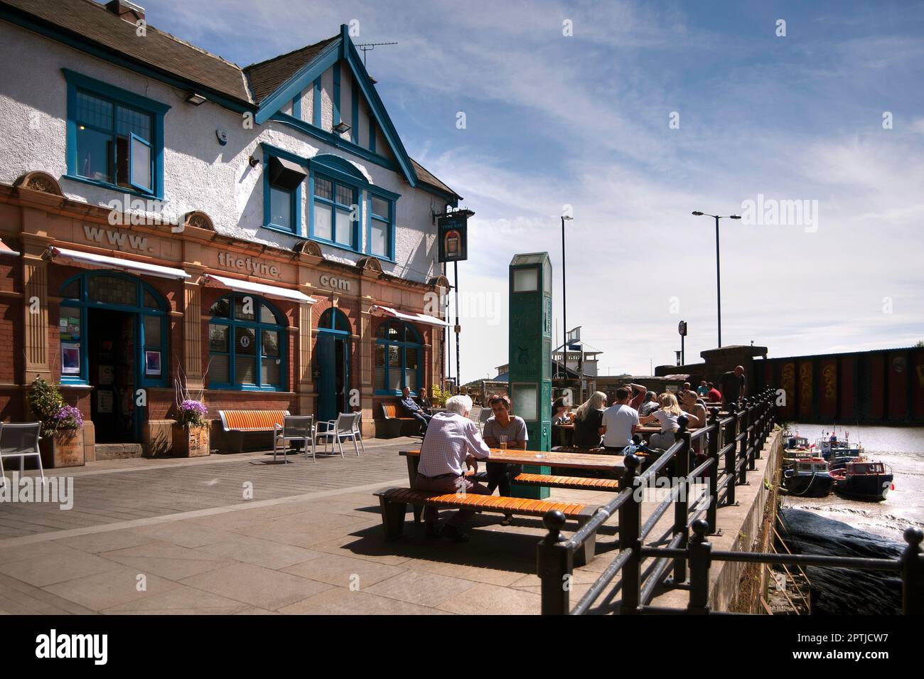 The Tyne Bar, Ouseburn, Tyne and Wear Stock Photo - Alamy