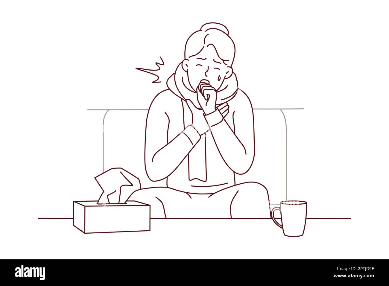 Fever suffer Cut Out Stock Images & Pictures - Alamy