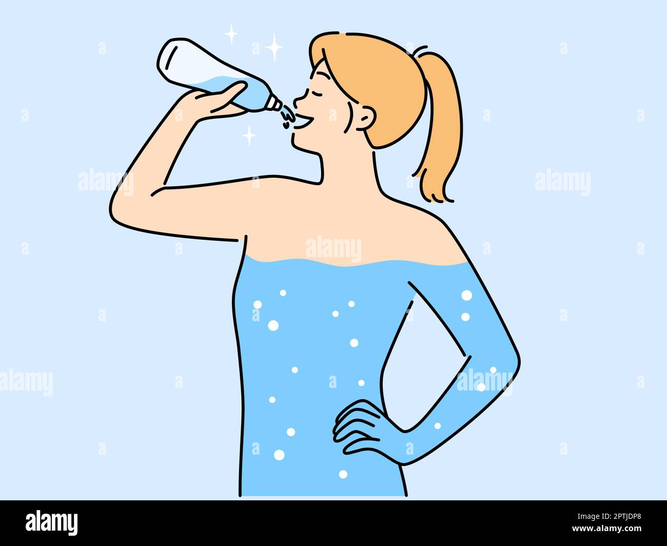 Young drawing water hi-res stock photography and images - Alamy