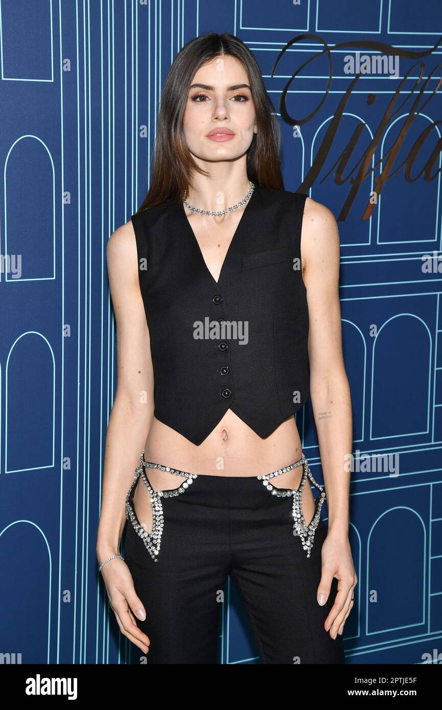 New York, USA. 27th Apr, 2023. Camila Queiroz walks the carpet as ...