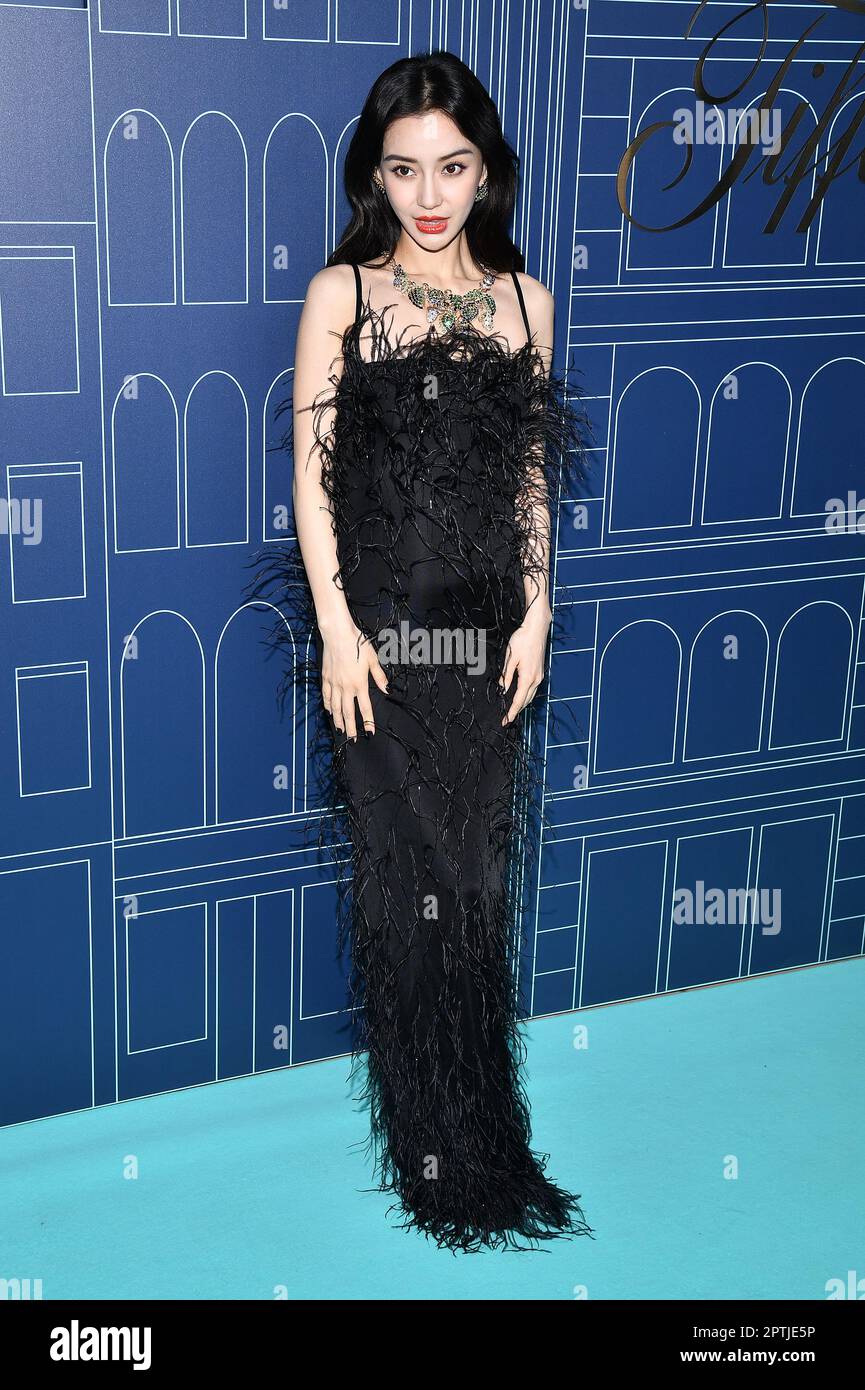 New York, USA. 27th Apr, 2023. Angelabab walks the carpet as Tiffany ...