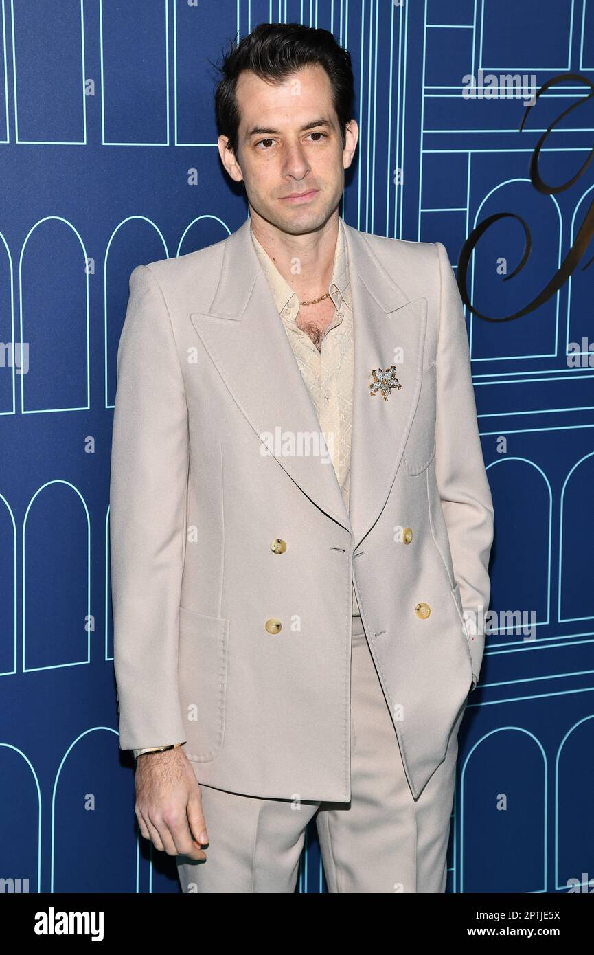 New York, USA. 27th Apr, 2023. Mark Ronson walks the carpet as Tiffany ...