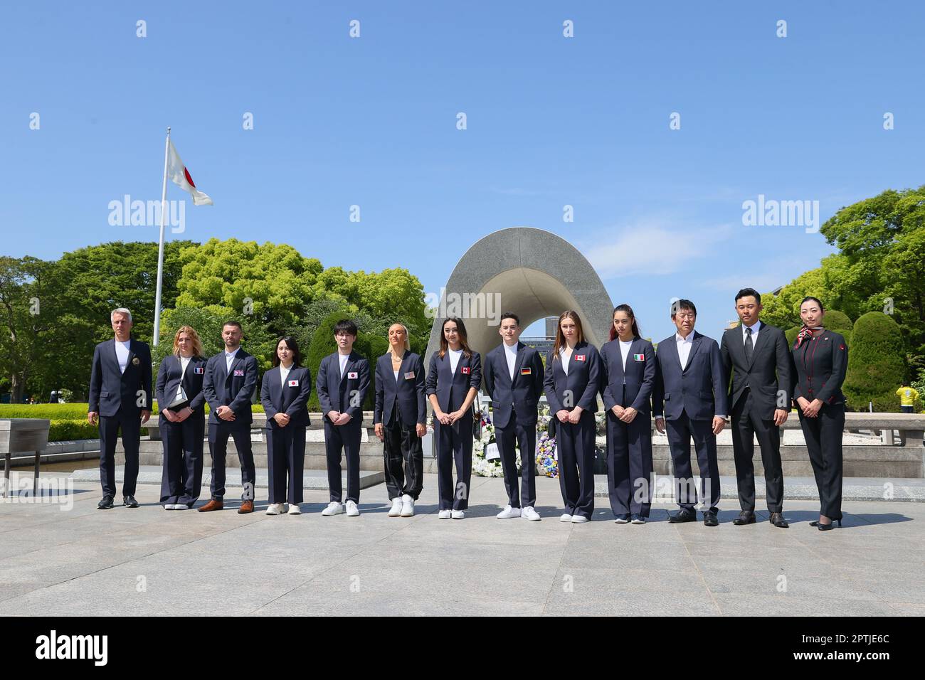 (L-R) Alja Pegan, Lorette Charpy, Giarnni Regini-Moran, Mai Murakami ...